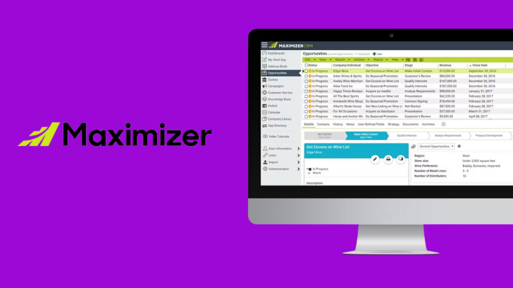 MAXIMIZER CRM RELEASE | BALANCED+